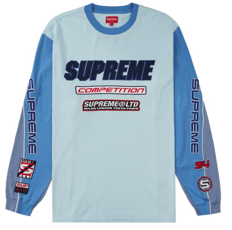 Supreme Competition L/S Top Light Blue – Maxed Out